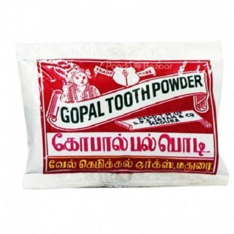 Gopal Palpodi tooth powder 15g | Shopee Malaysia