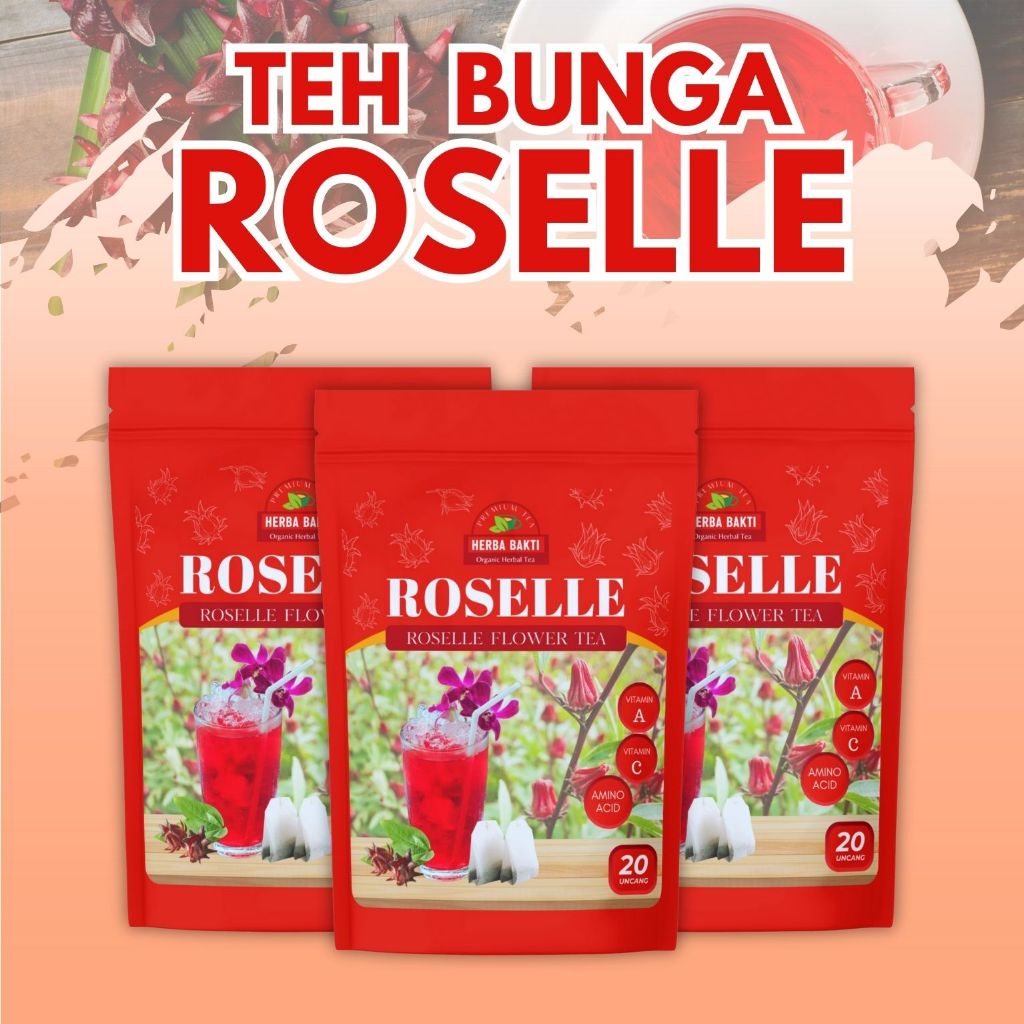 Minuman Teh Bunga Roselle (20 Uncang) | Shopee Malaysia