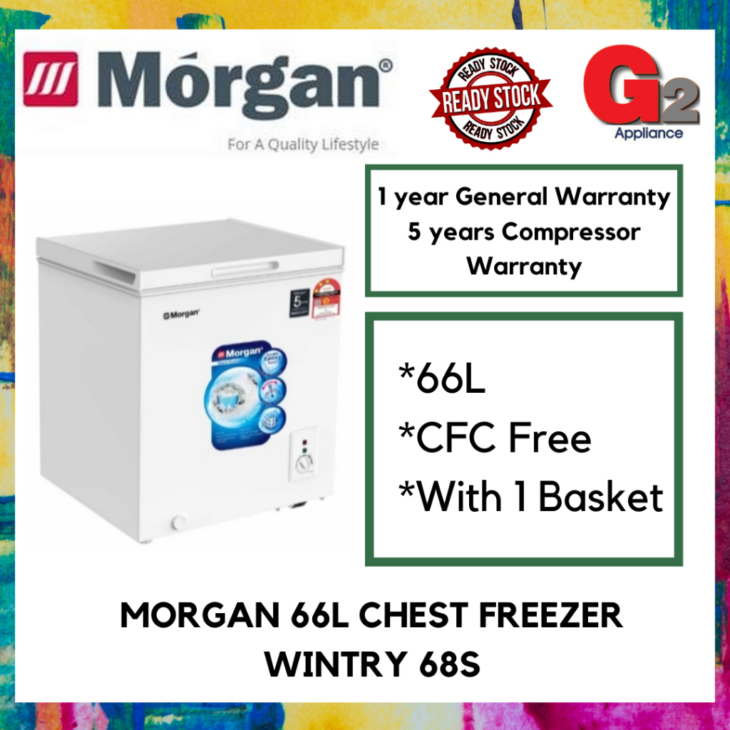 Morgan-冷冻柜 Mini Chest Freezer 60L MCF-WINTRY 68S with Dual Function ...