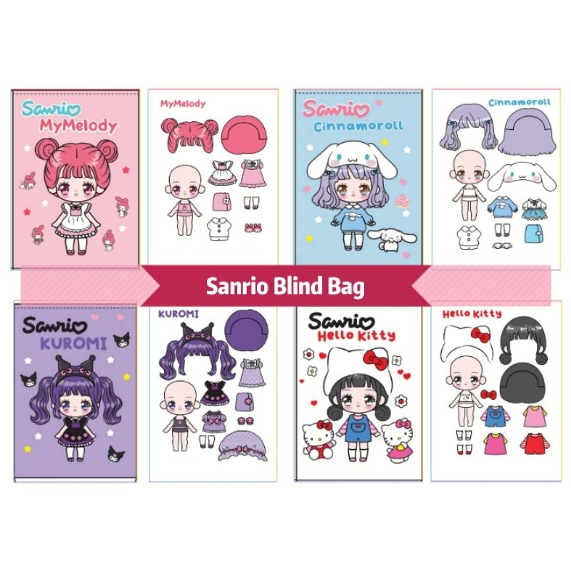 Paper Doll Sanrio Blind Bag/Mainan/Blindbag/Mainan kanak_kanak ...