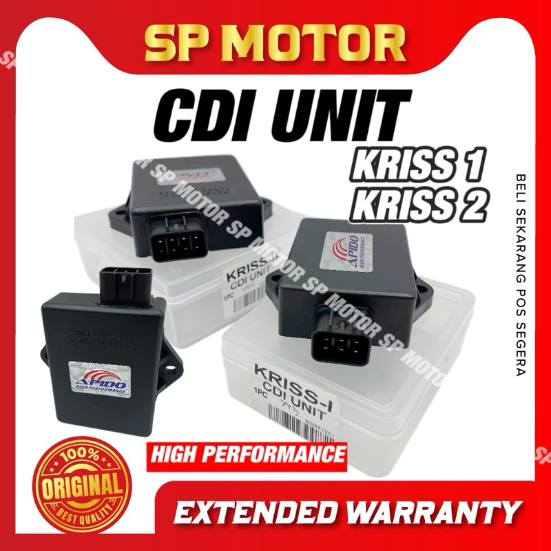 MODENAS KRISS 110 KRISS1 KRISS2 KRISS 2 CDI UNIT HIGH PERFORMANCE APIDO ...