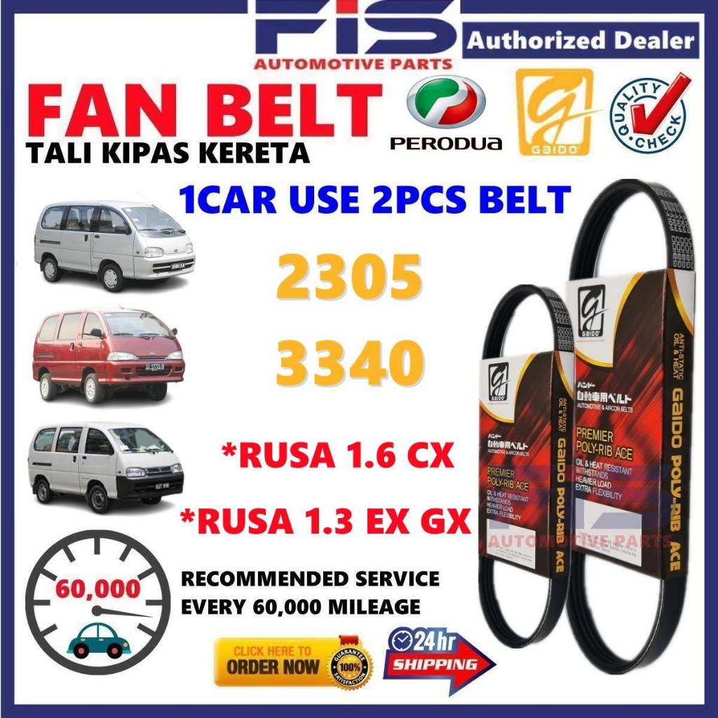 FIS Gaido Fan Belt Perodua Rusa 1.3 1.6 EX GX Air Cond Alternator Power ...