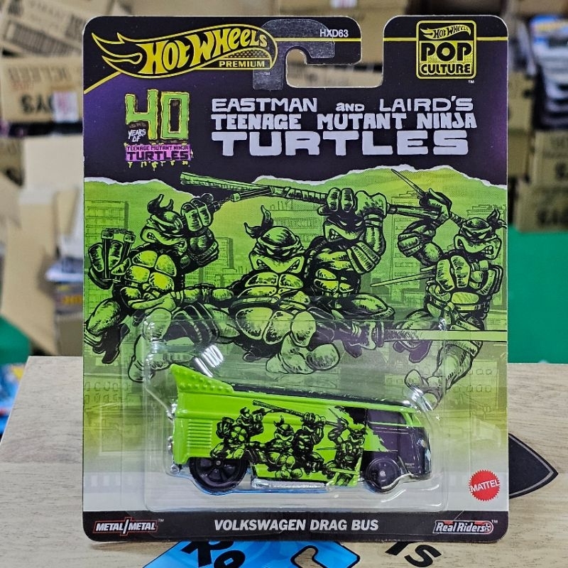 HOT WHEELS PREMIUM VOLKSWAGEN DRAG BUS NINJA TURTLE | Shopee Malaysia