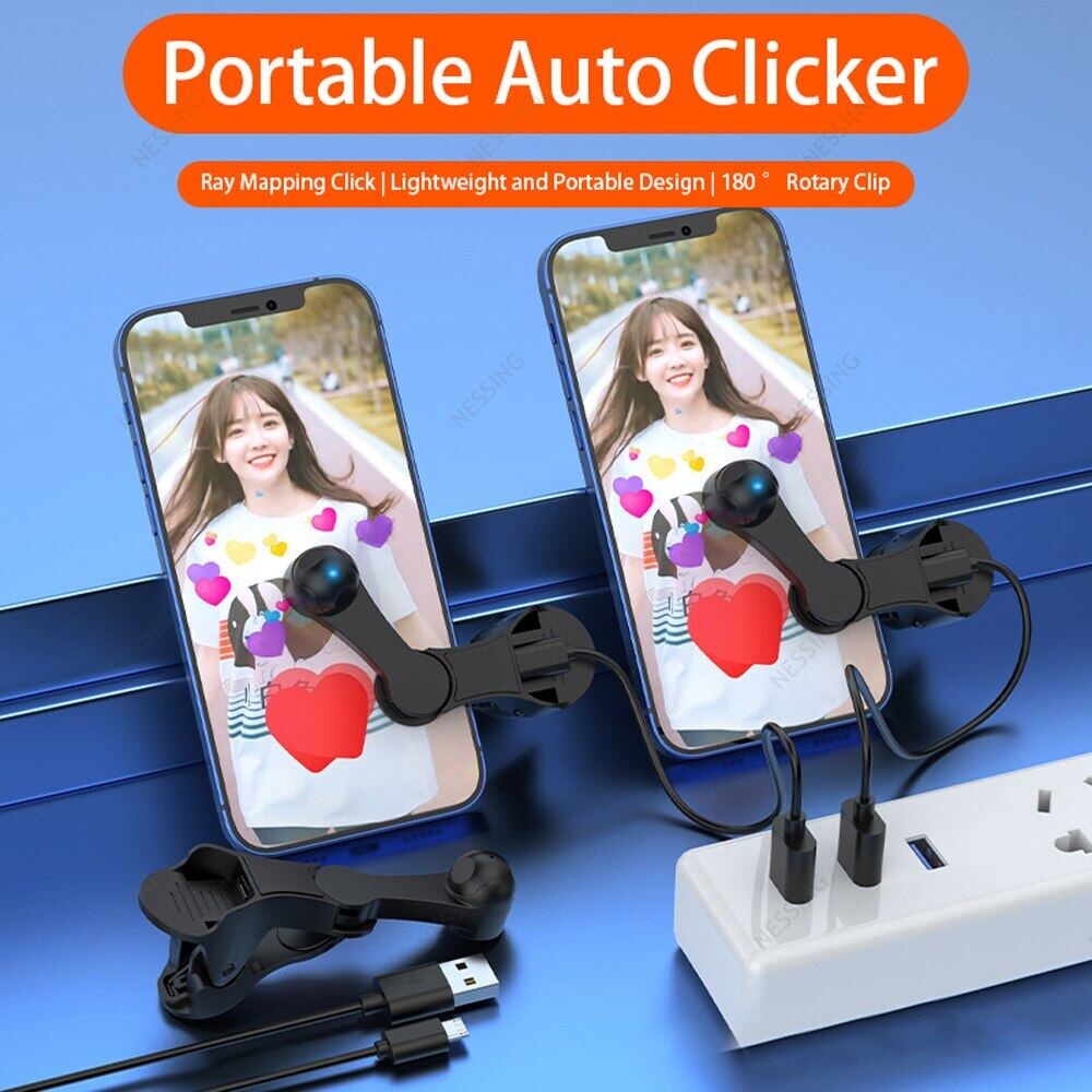 ( Ready Stock)Mobile Phone Screen Auto Clicker Live Stream Mute Tap ...