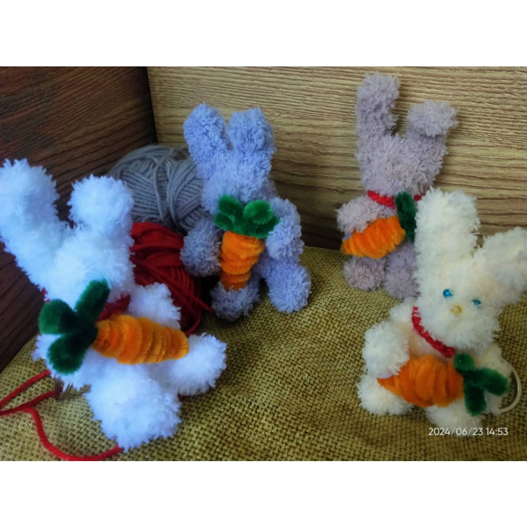 FLUFFY PIPE CLEANERS (RABBIT) | Shopee Malaysia