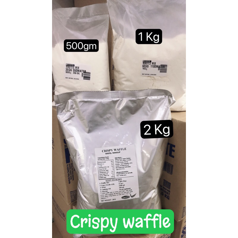Crispy Waffle Mix / Tepung Waffle Rangup / 香脆华夫饼预拌粉 | Shopee Malaysia