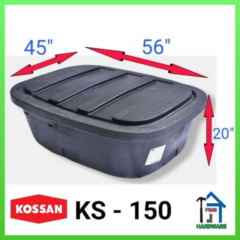 Kossan KS-150 Poly Tangki Tank Rendah 150Galoon (TK) | Shopee Malaysia