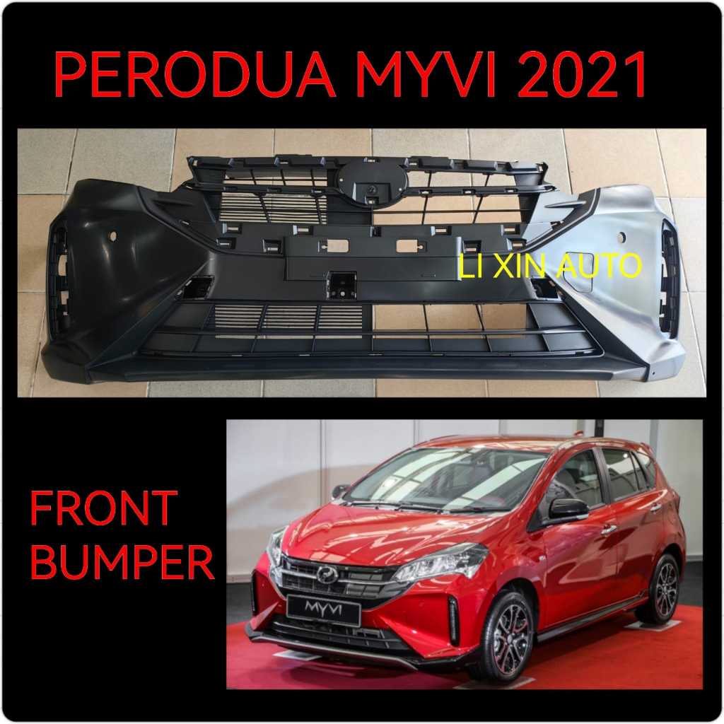 PERODUA MYVI D51A 2021 FRONT BUMPER DEPAN WITH SKIRT HOLE / NO SKIRT ...