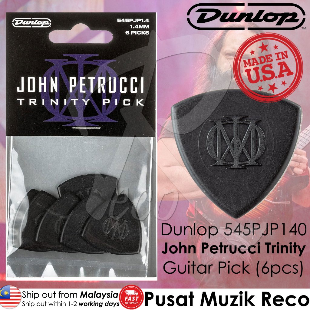 Dunlop 545PJP140 JOHN PETRUCCI TRINITY Guitar Picks 1.40mm JP Guitar ...