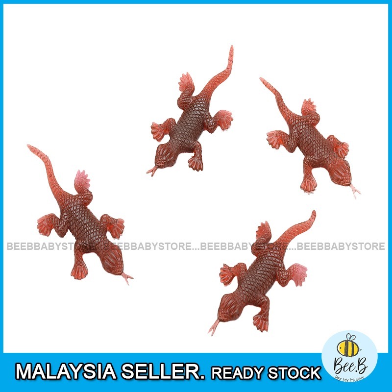 Rubber Simulation Lizard Insects Toy Prank Funny April Fool Lifelike ...