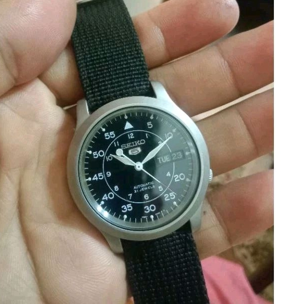 seiko 5 military titanium | Shopee Malaysia