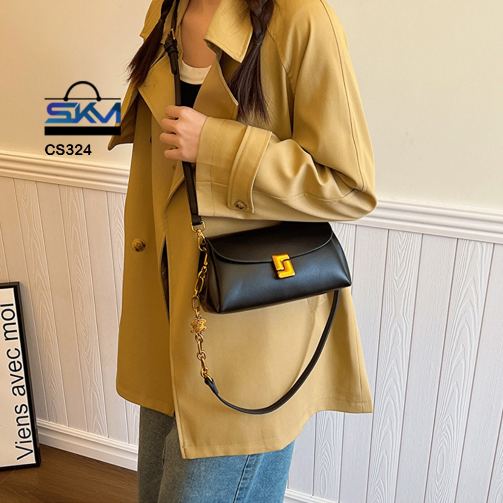 SKM Women Shoulder Bags Trendy Solid Woman's Sling Handbag Beg Tangan Wanita Murah CS324 ...
