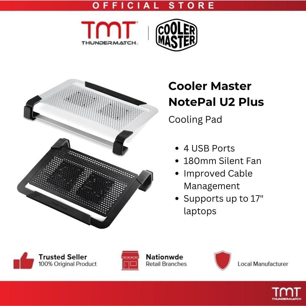 Cooler Master Notepal U2 Plus Cooling Pad | Shopee Malaysia