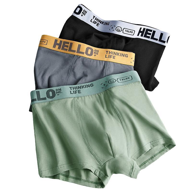 Hello Boxer 3 pcs,Seluar Dalam Sukan Lelaki,Seluar Dalam Hello Boxer ...