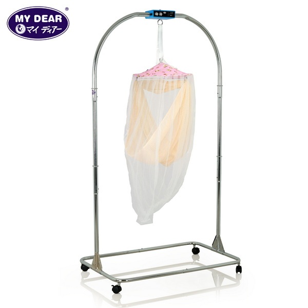 MY DEAR BABY SPRING COT SET (CHROME) WITH AUTO CRADLE-N-M 24054 ...