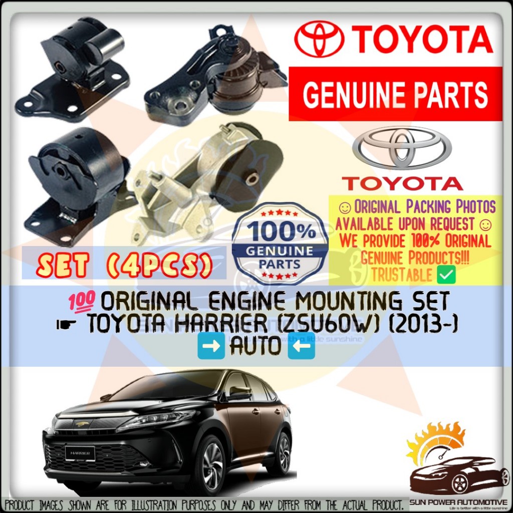 Toyota Harrier ZSU60 ZSU60W (2013~) ( AUTO ) 100% ORIGINAL TOYOTA ...
