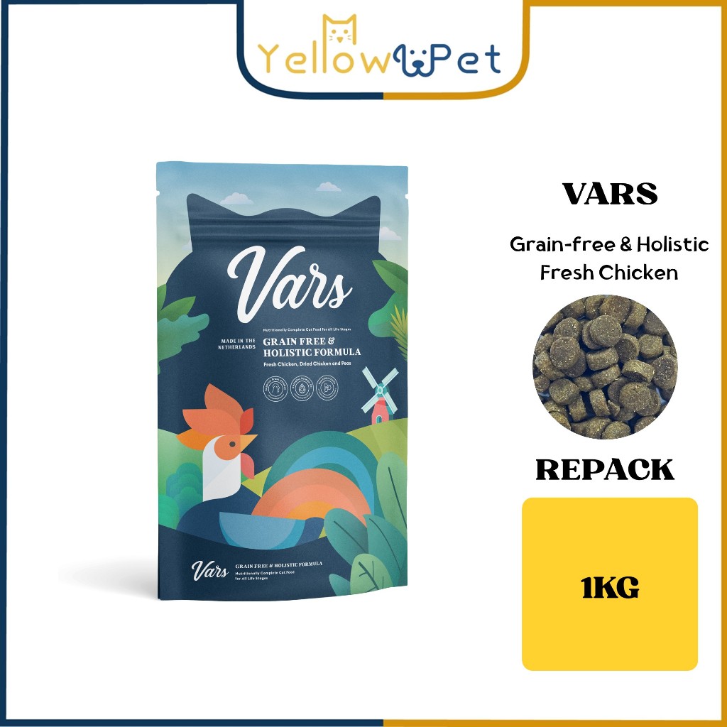 Vars Grainfree & Holistic Formula Cat Food 1kg (Original Pack) | Shopee ...