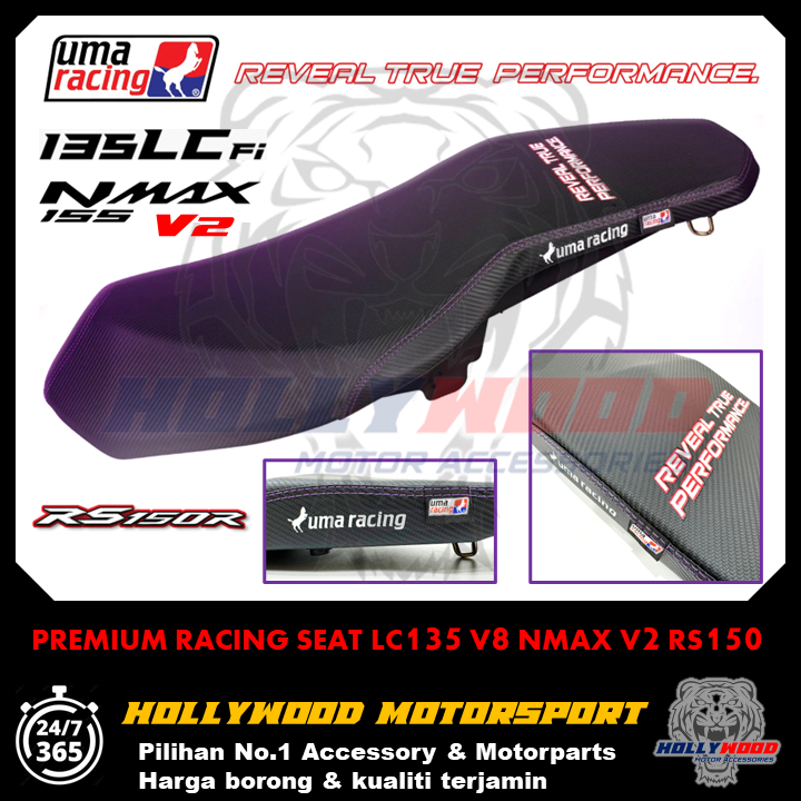 SEAT UMA RACING Y15 Y16 LC135 LC V8 NMAX V2 NVX V2 RS150 RSX150 SUZUKI ...
