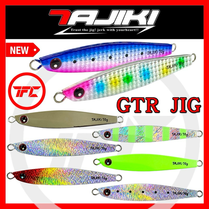 TAJIKI GTR JIG 50g / 70g / 90g / 110g Fast Jigging Tenggiri Mackerel Kaido | Shopee Malaysia