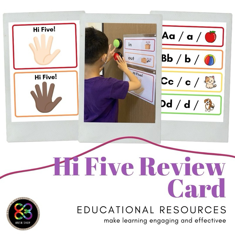 Hi Five Review Card (PDF) Classroom Resources / Phonics / Preposition ...