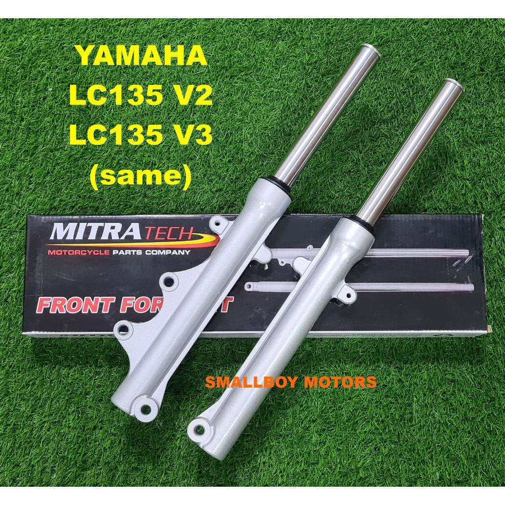 YAMAHA LC135 V2 V3 FRONT MONOSHOCK ABSORBER SILVER MONO SHOCK FORK ...