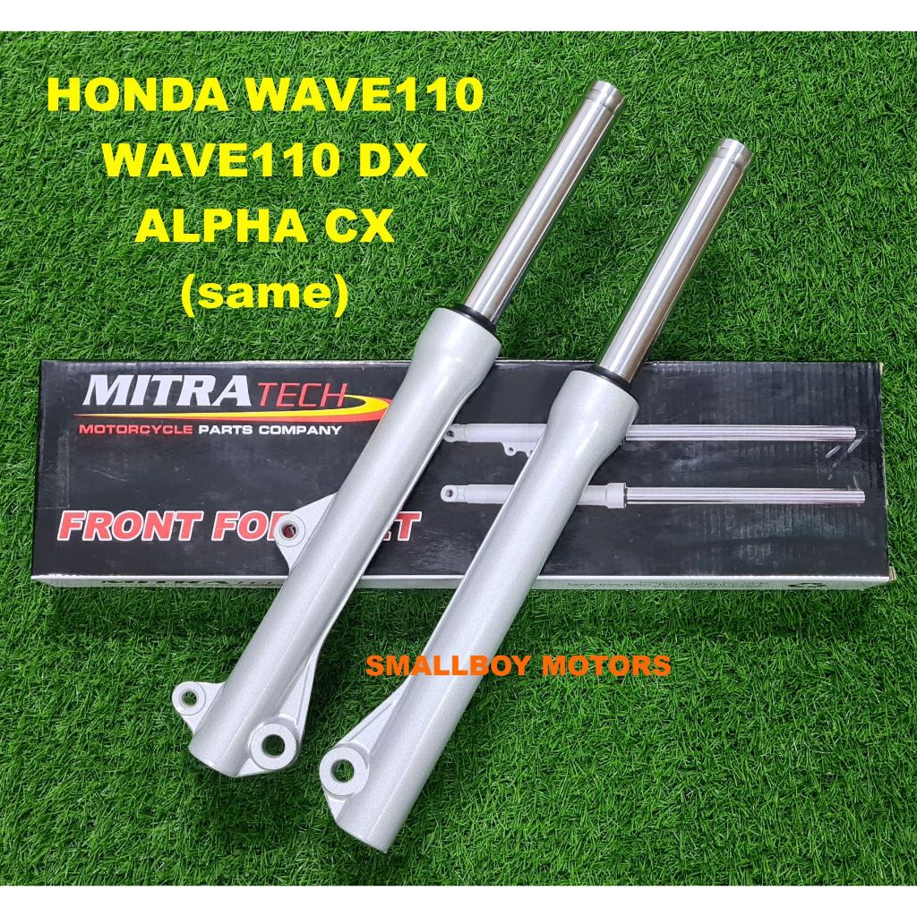HONDA WAVE110 DX WAVE ALPHA CX110 FRONT MONOSHOCK ABSORBER SILVER MONO ...