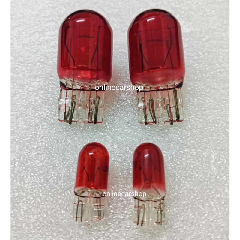 Mentol Merah T20 Lampu Belakang Albino Bulb T20 Red Honda Civic FD EK ...