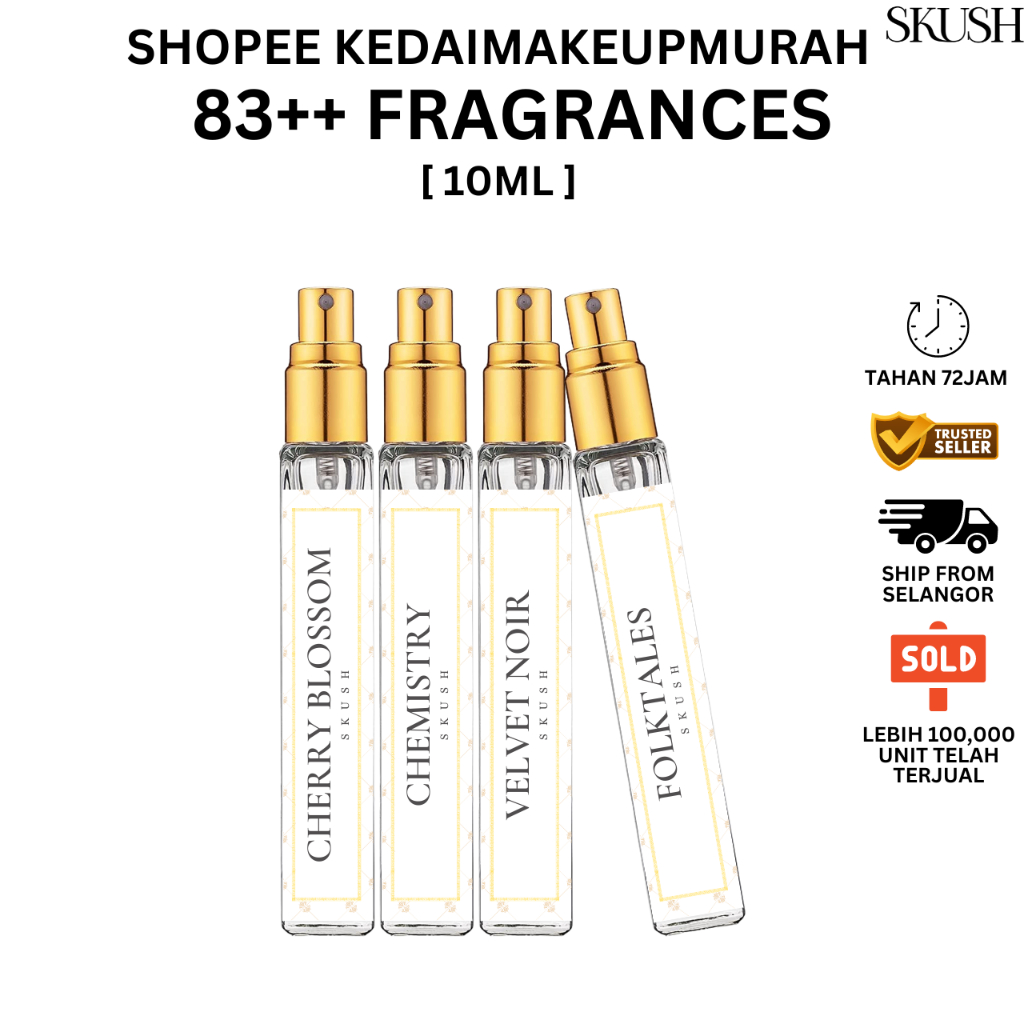 [ SKUSH PERFUME ] 10ML Perfume For Women Man Viral Grade Parfum ( GRADE ...