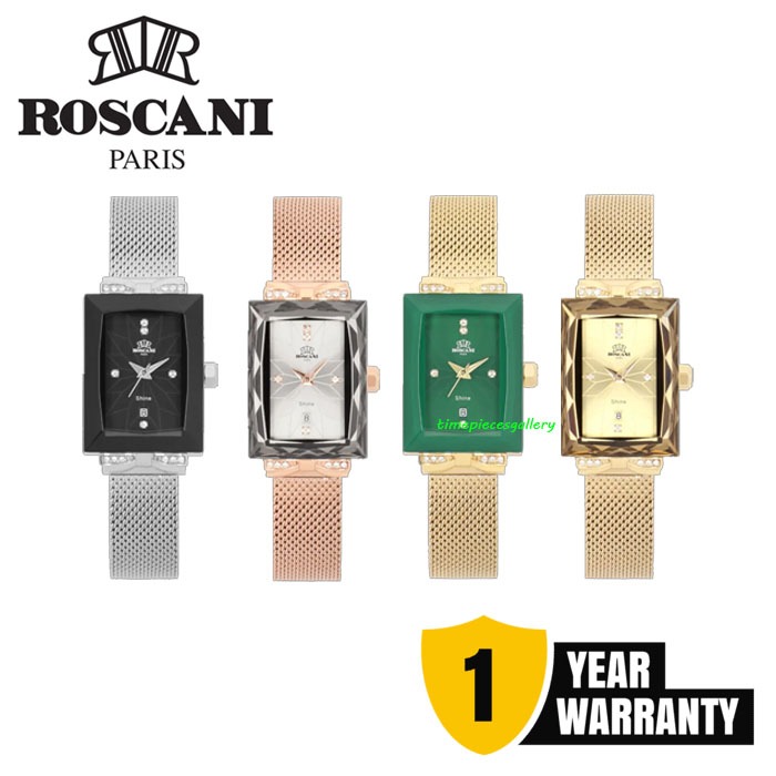 Roscani SHINE S07 Collection Mesh Women Watch | Shopee Malaysia