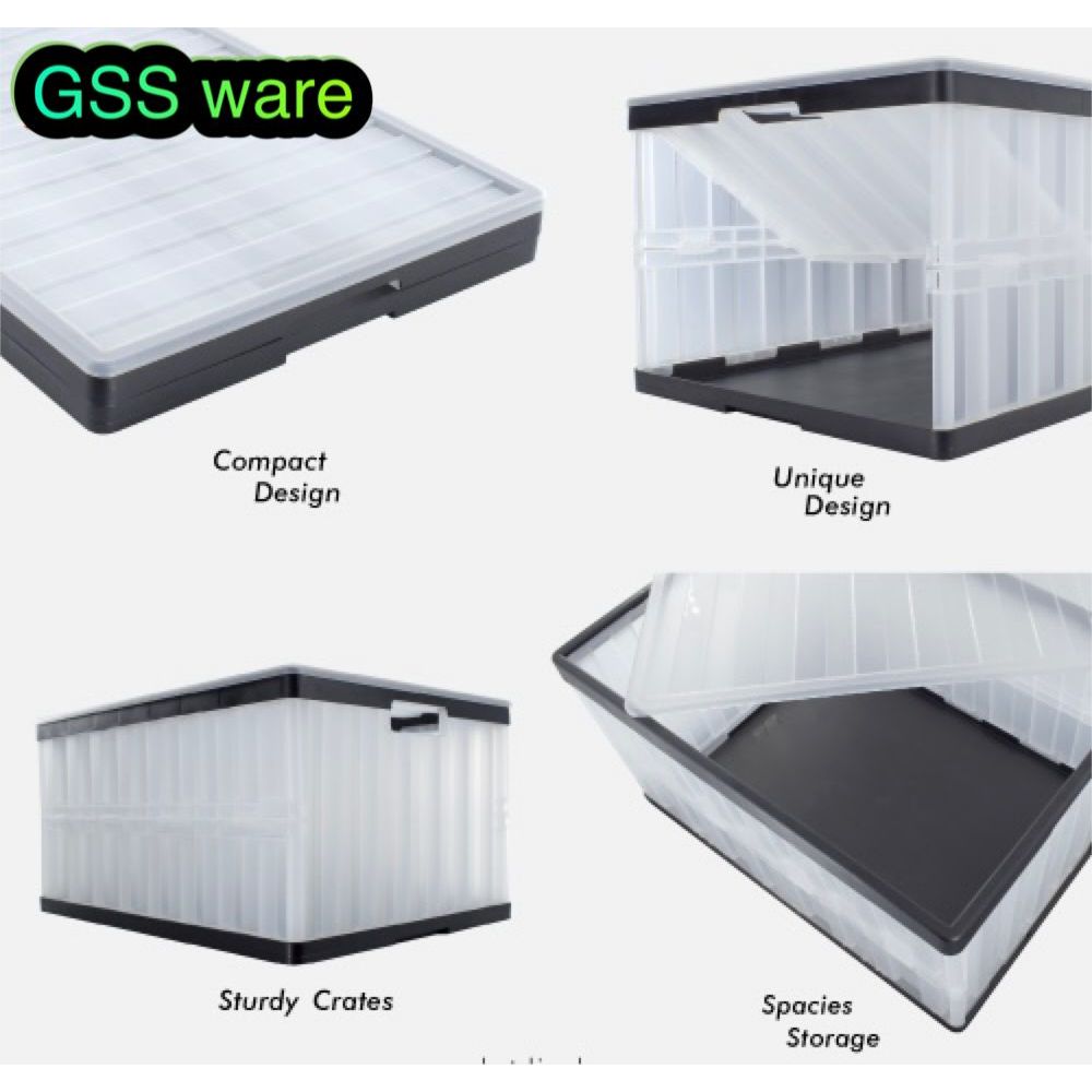 GSS ware ECO Crate Foldable Plastic Crates Storage Box | Shopee Malaysia