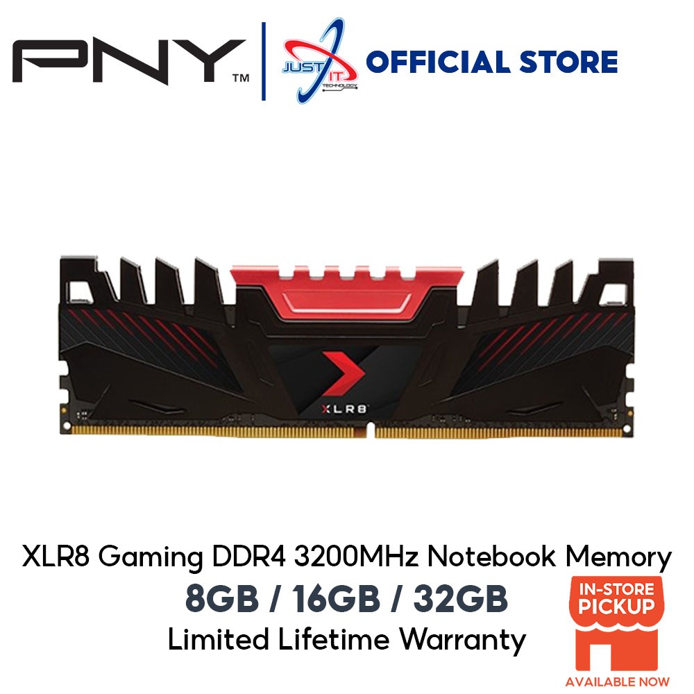 PNY XLR8 GAMING DDR4 CL16 3200MHz DESKTOP PC RAM ( 8GB / 16GB / 32GB ...