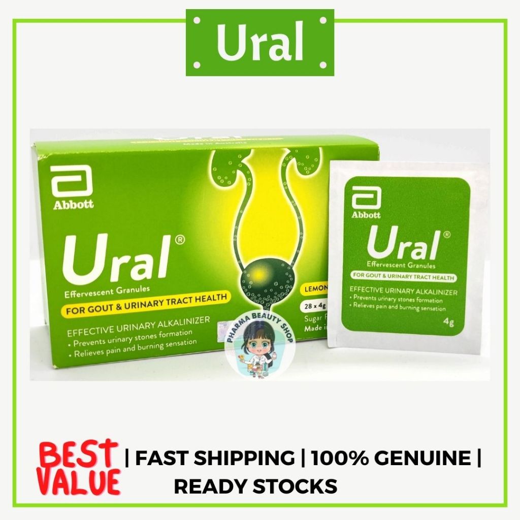 Abbott Ural Effervescent Granules 4g x 10s/ 28s (Urinary Alkalizer ...