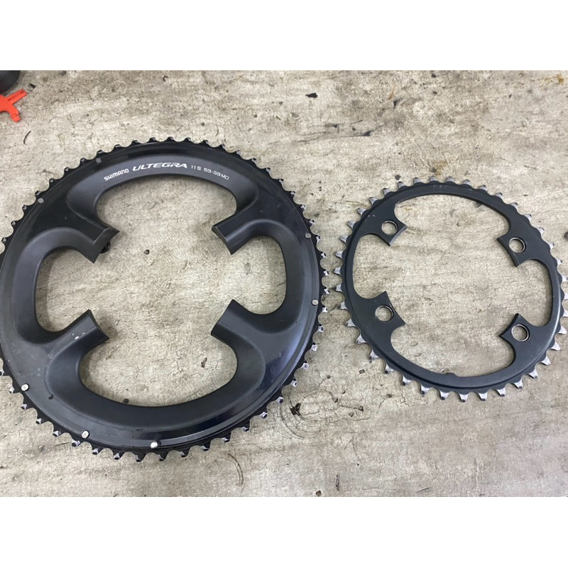 (Ready Stock) Shimano Ultegra R6800 Crank Chainring 53/39T (Used ...