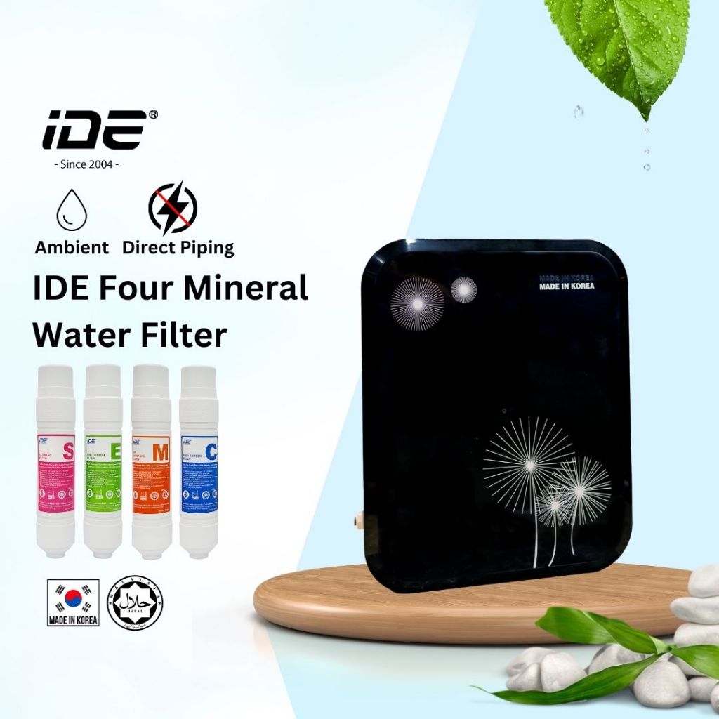 IDE Four Mineral Water Filtration System / IDE Undersink Water Filter ...