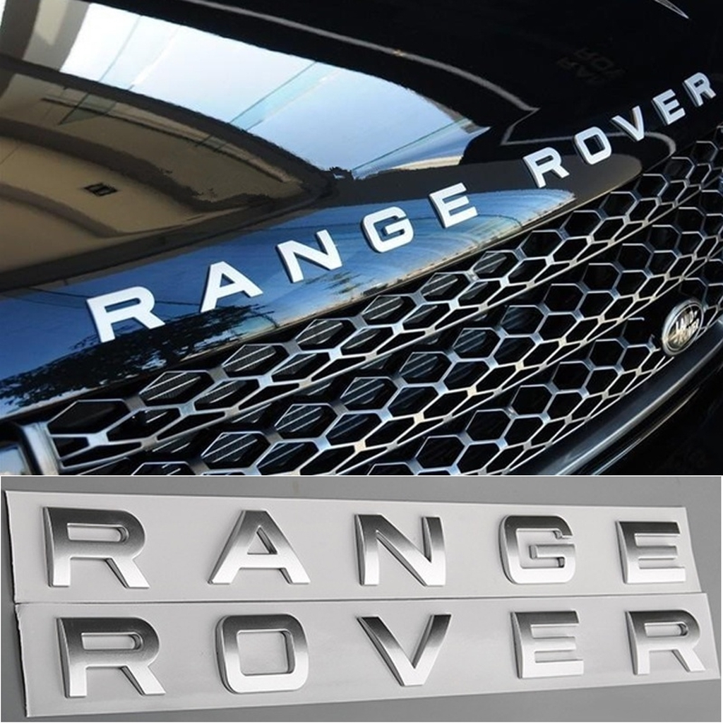 MKR Range Rover Letters Emblem Car Stickers Evoque Velar Sport SVR Rear ...