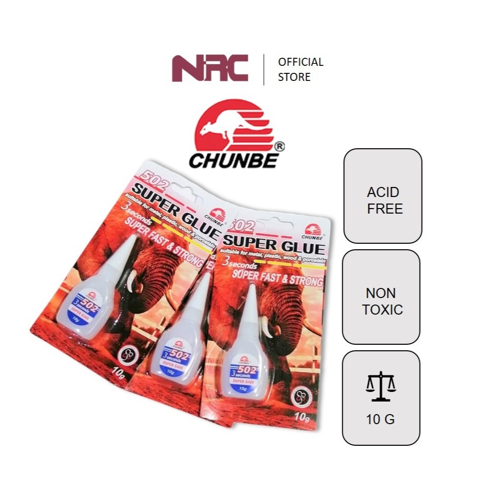CHUNBE 502 Super Glue - 10G | Shopee Malaysia