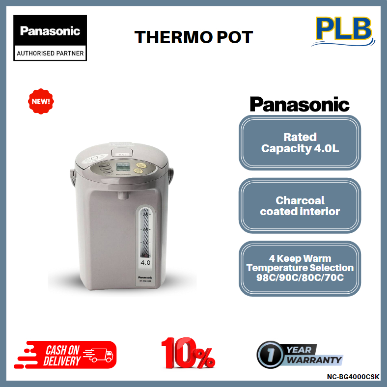 PANASONIC NC-BG4000CSK THERMO POT 4L U-VIP | Shopee Malaysia