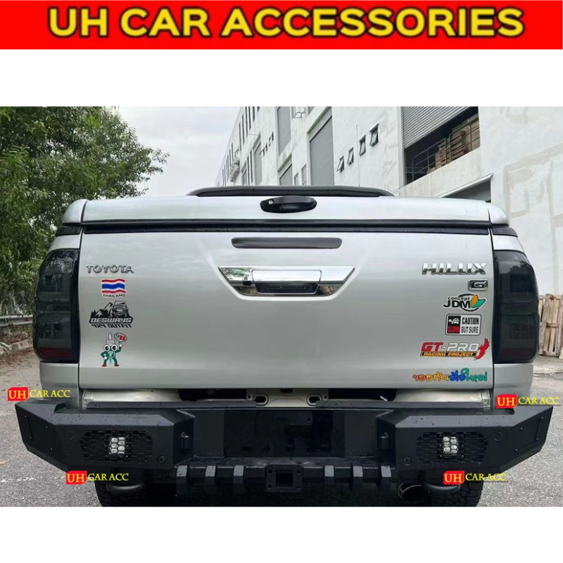 Ford ranger t6 t7 t8 wildtrak force tk steel rear bumper bull bar ...