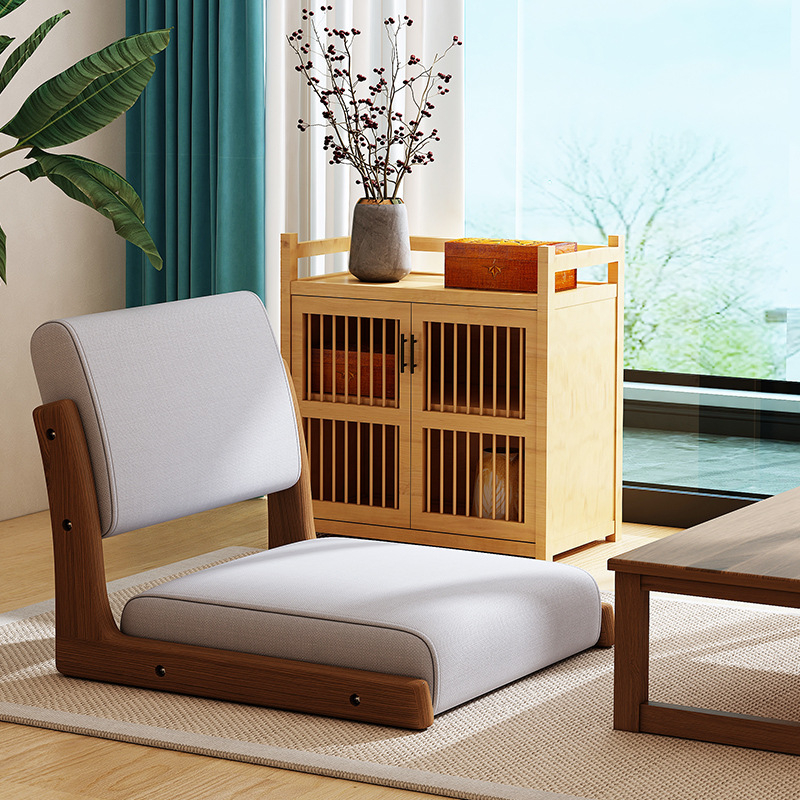 Bed Chair Tatami Seat Japanese-Style Solid Wood Bay Window Bed Washitsu ...