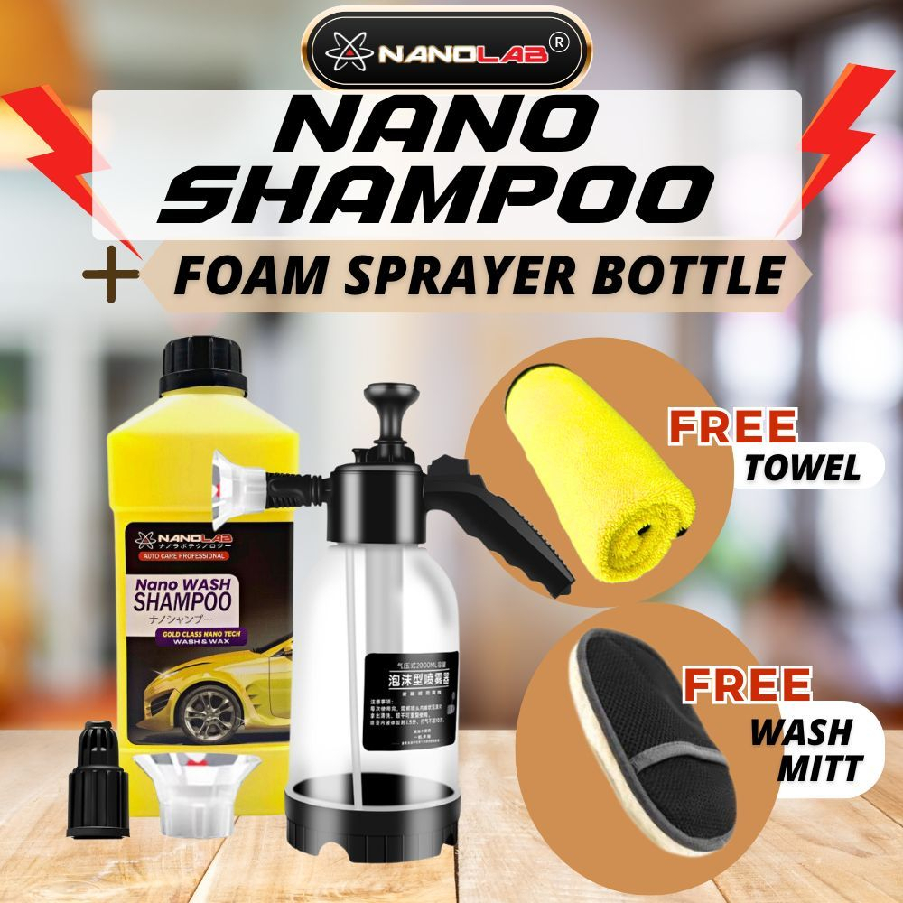 [NANOLAB] Premium Nano Wash Shampoo | Syampu Cuci Kereta & Bike | Car ...