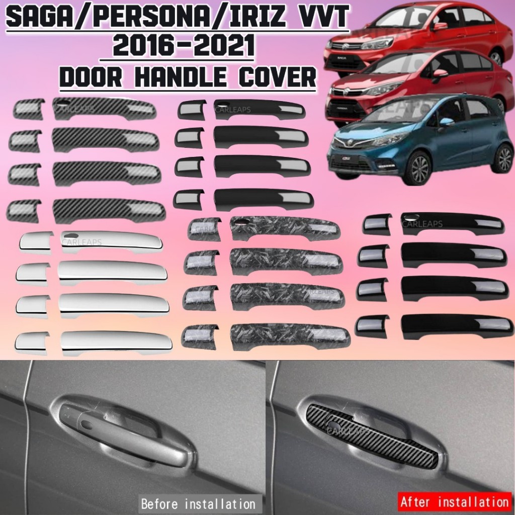 AUTOPROMAX PROTON SAGA VVT PREMIUM 2016-2021 CAR DOOR HANDLE COVER IRIZ ...