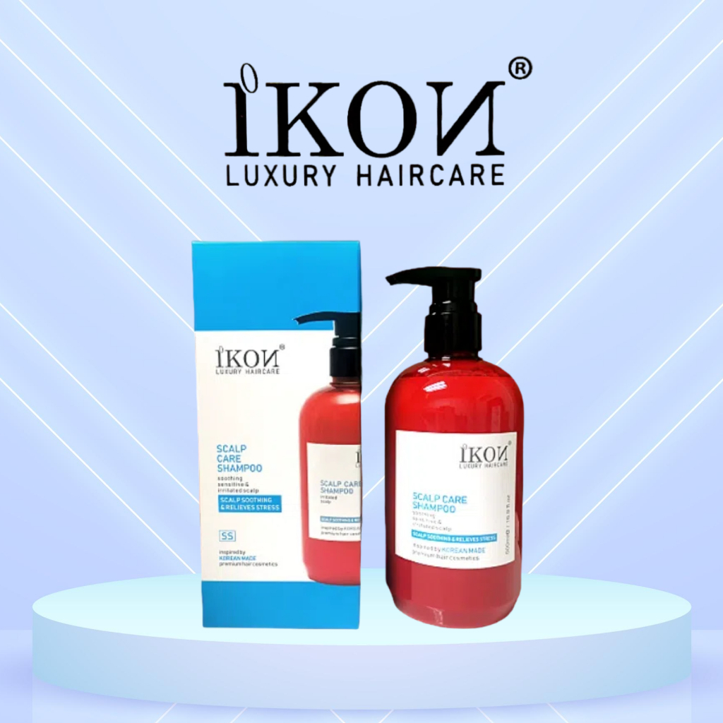IKON Scalp Care Shampoo SS 500ml Soothing Sensitive & Irritated Scalp ...