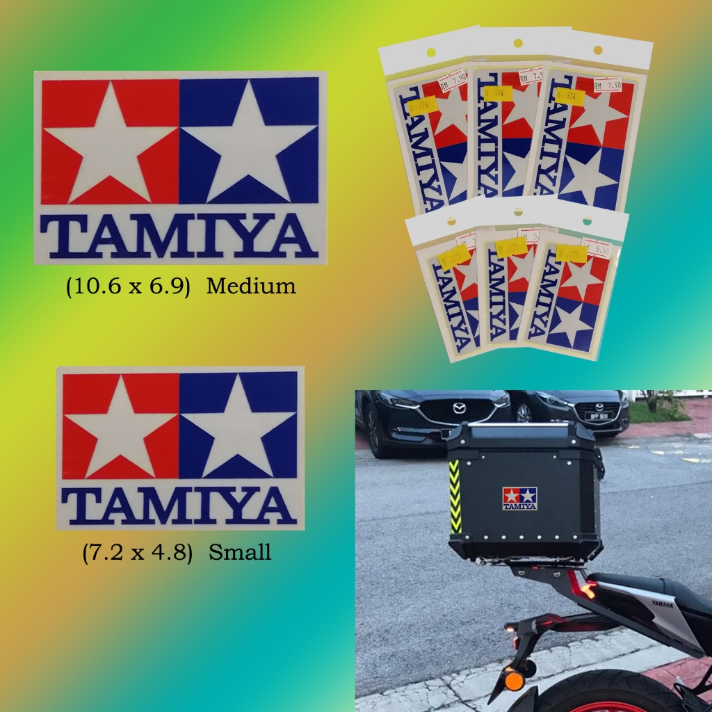 Sticker Motor Kereta TAMIYA Pantul Reflex Tampal Luar | Shopee Malaysia