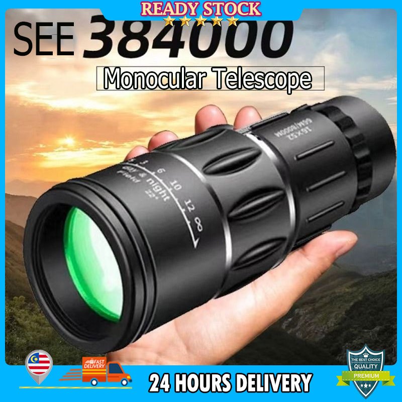 Portable HD Zoom 8000M Monocular Telescope Long Distance Vision Outdoor ...