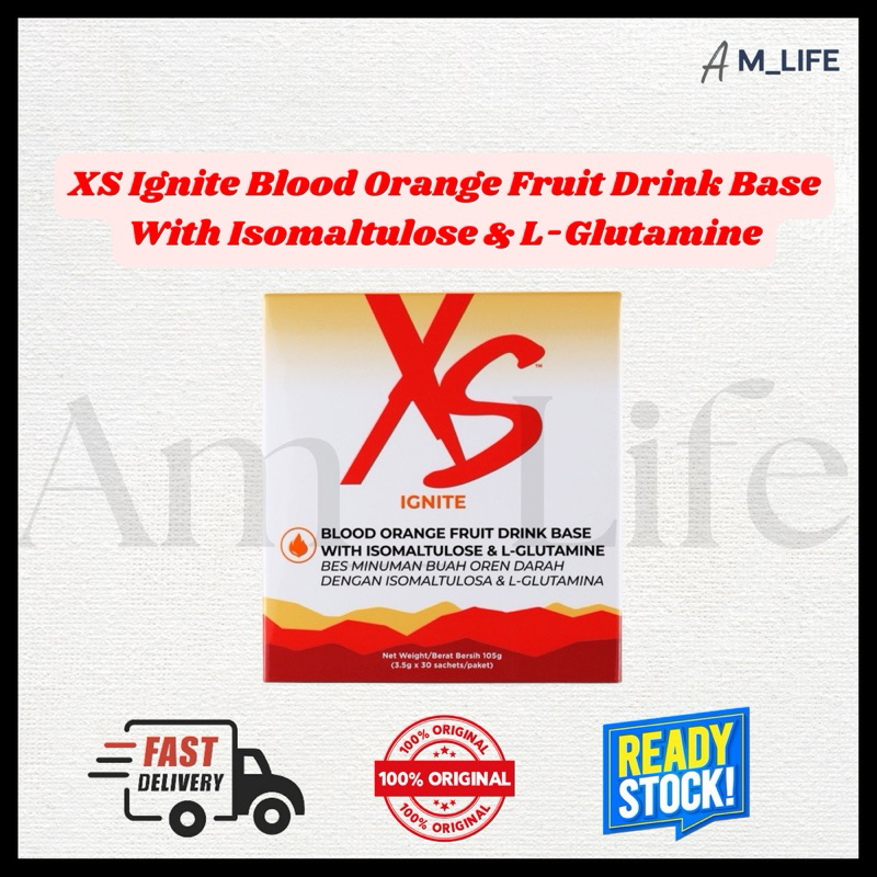 AMWAY XS Ignite Blood Orange Fruit Drink Base With Isomaltulose & L ...