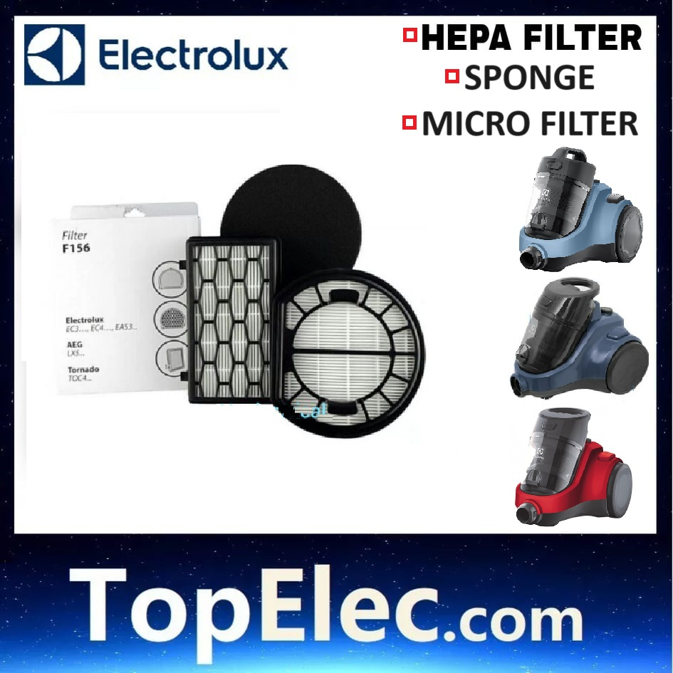 ORIGINAL electrolux vacuum hepa EC31 EC416 EC41 (HEPA FILTER+sponge ...