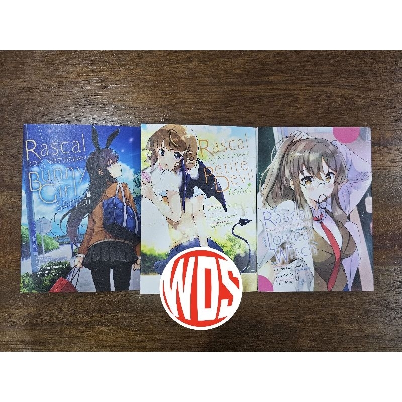 Manga : Rascal Does Not Dream volume 1-3 (English version) | Shopee ...