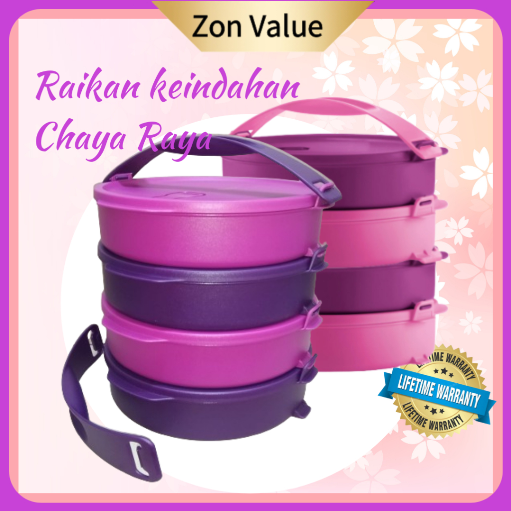 Tupperware 880ml Microwaveable Tingkat Airtight Liquid Tight Click to ...
