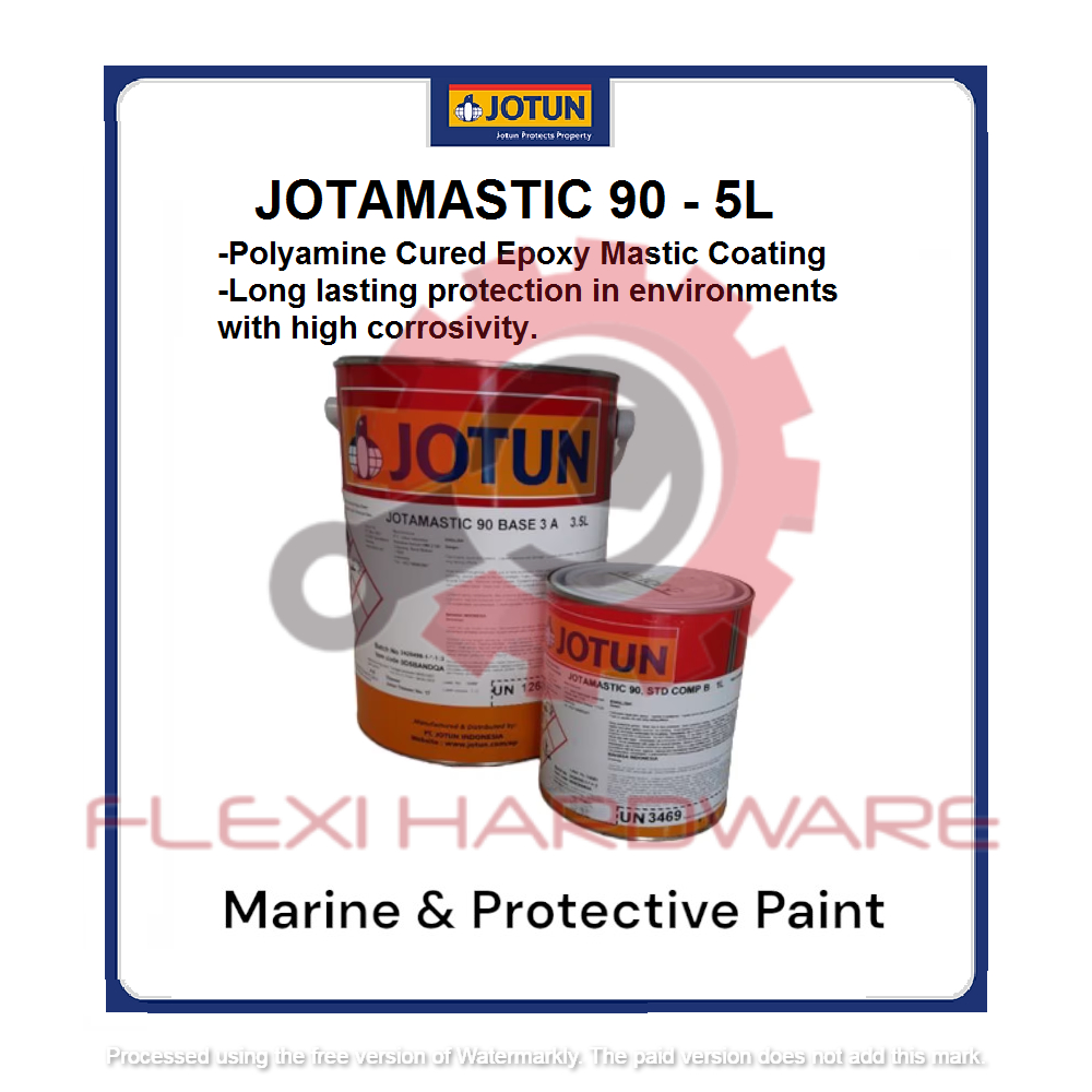 Jotun Jotamastic 90 (3.55Litre) + Comp B (1 Litre) Polyamine Mastic ...