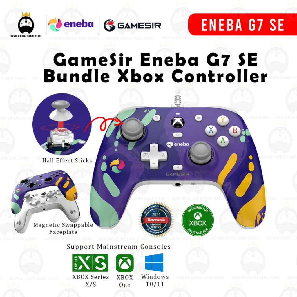 GameSir G7 SE Eneba Version Gaming Controller Wired Gamepad for Xbox ...